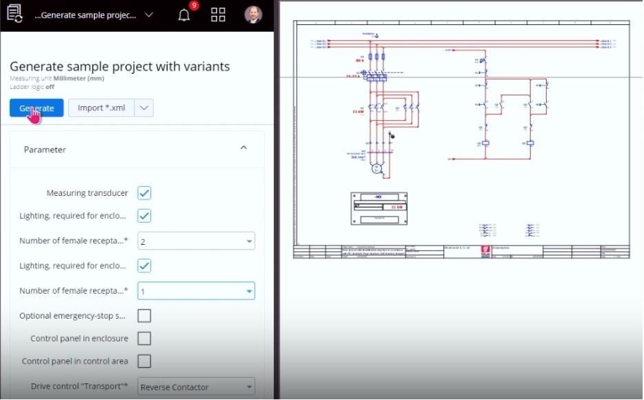 Crear un esquema eléctrico en solo 13 segundos con EPLAN